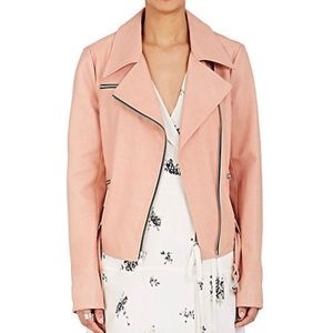 A.L.C. | Jackets & Coats | Alc Duvall Moto Jacket Blush Pink Leather ...